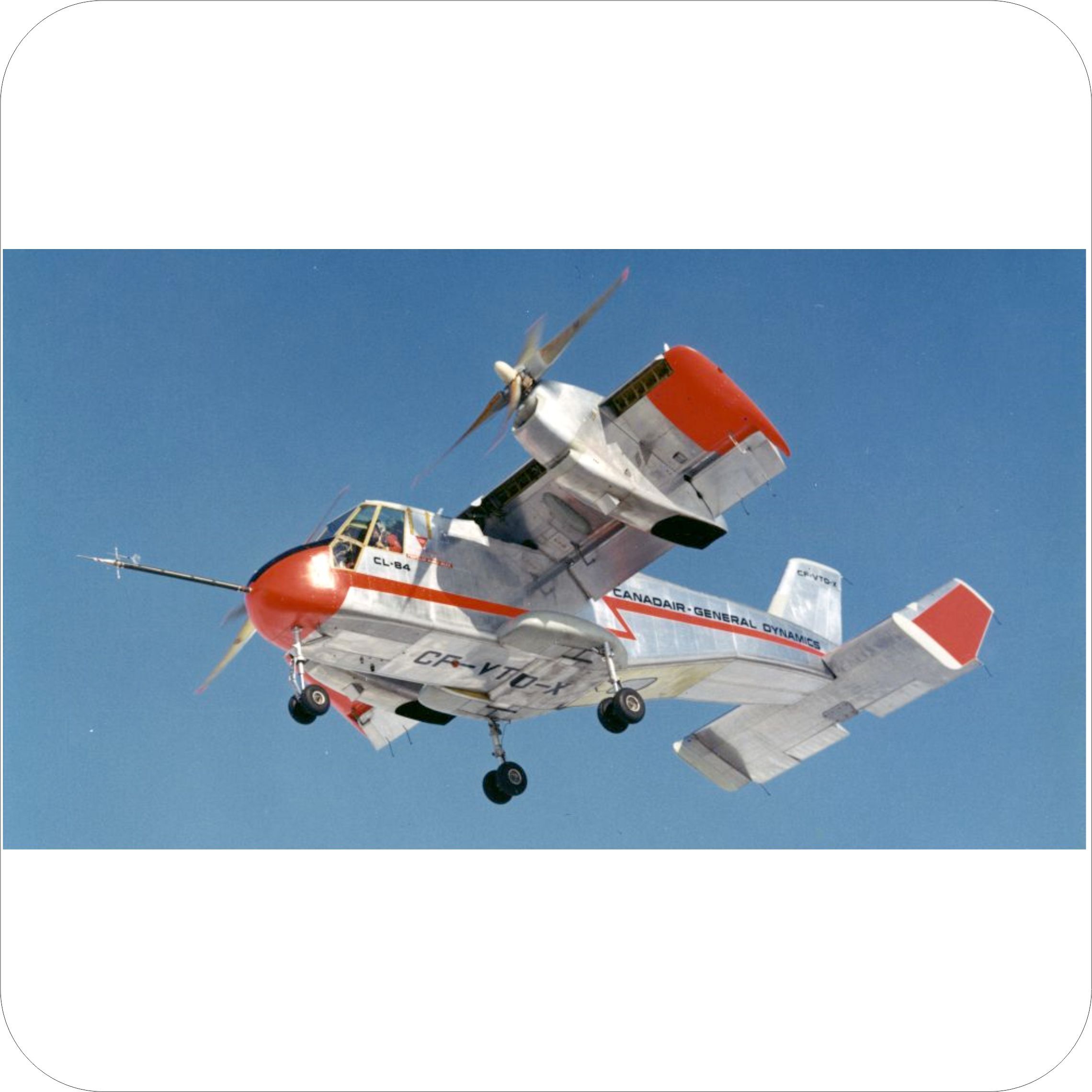605 - Canadair CL-84 Dynavert - Prototype (1965-67) | Above & Below ...